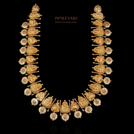 Buy Necklaces Online | Chaitra Pachiwork Bottumala Necklace from Indeevari