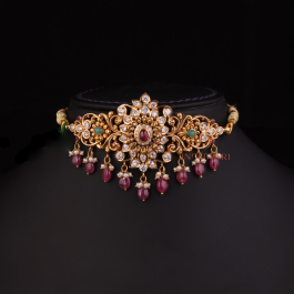 Buy Vanki - Bajubandh Online | Maithili Pachiwork Necklace from Indeevari